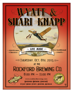 Wyatt & Shari Knapp: Live at the Rockford Brewing Company! | Wyatt and ...